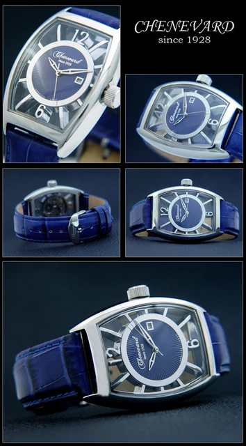 MONTRE HOMMES CHENEVARD Depuis 1928 Remontage Manuel Calibre Swiss Made ...