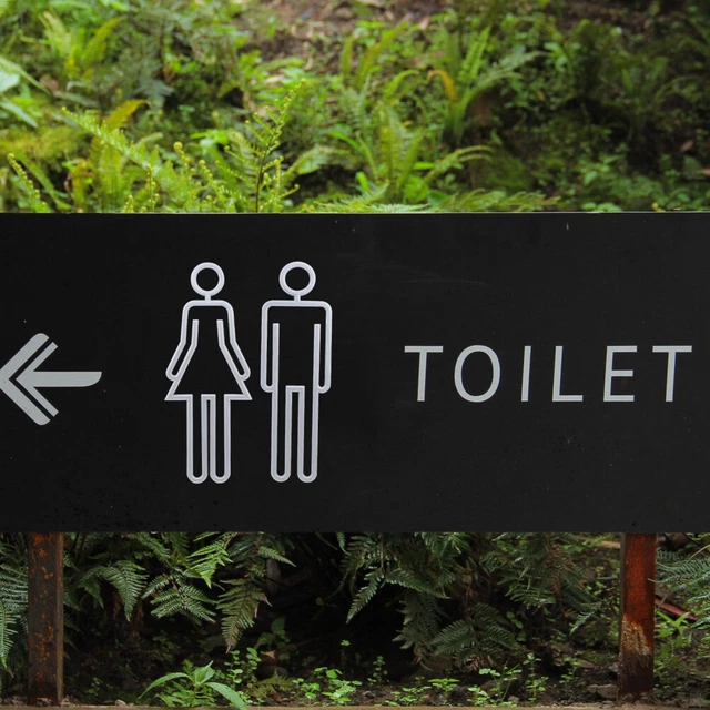 1 PAIRE DE toilettes signes de guidage signe de toilette signe de ...