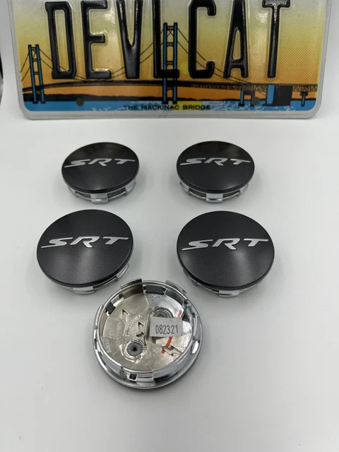 2015-2022 DODGE CHALLENGER, Charger, SRT Rare Center caps Graphite ...