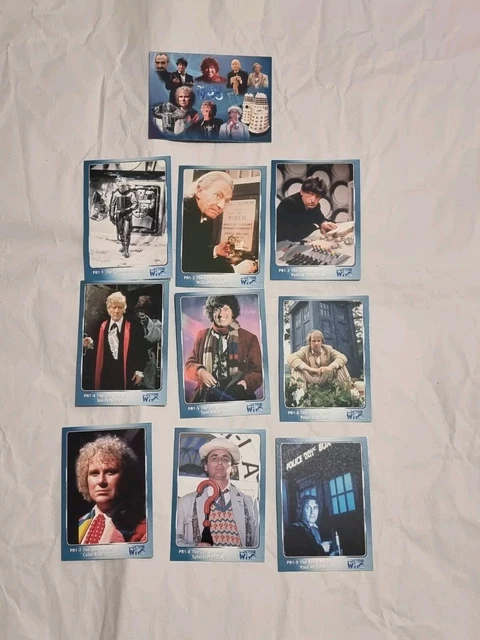DOCTOR WHO DEFINITIVE Series 1 Trading Card Preview 10 Card Set Dr ...