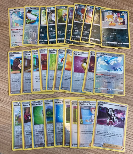 CHAMPIONS PATH NEAR Complete Master Set 89x Pokemon Card Holo Reverse B ...