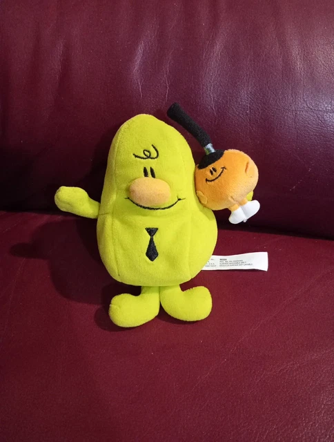 MR MEN - Mr Nosy & Mr Small Plush Soft Toy Green & Orange Fisher Price ...