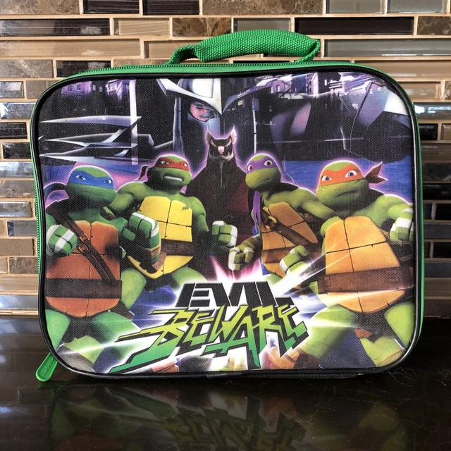 NICKELODEON TEENAGE MUTANT Ninja Turtles Lunch Box "Evil Beware" Lunch ...
