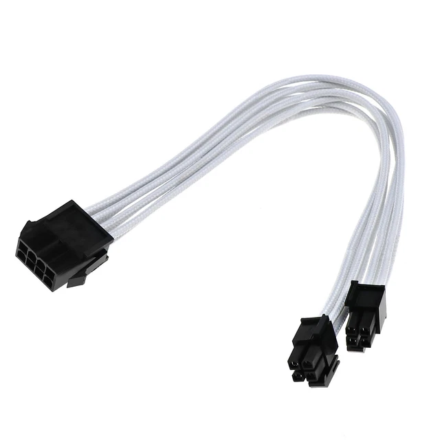 CPU 8 PIN Female to CPU 8 Pin (4+4) Male Power Supply Extension Cable ...