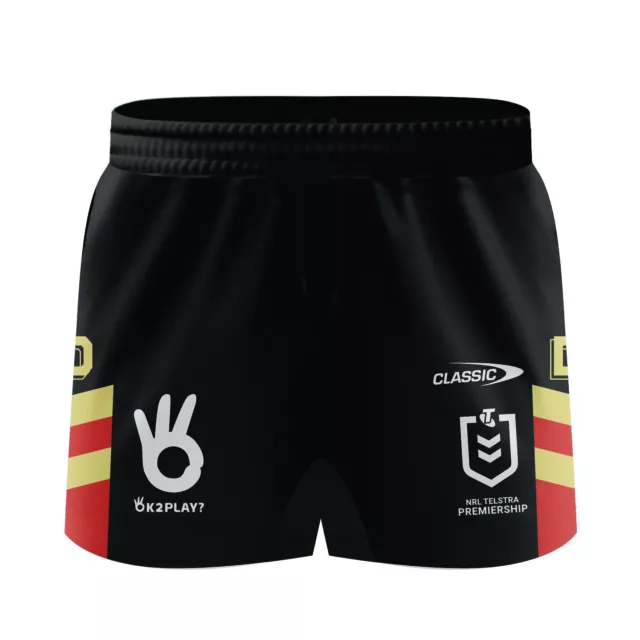 DOLPHINS 2024 ALTERNATE Players Shorts Sizes Small - 7XL Charcoal NRL ...