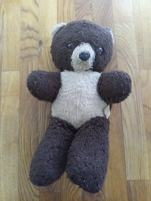 VINTAGE CHAD VALLEY Dark Brown Teddy Bear £11.07 - PicClick UK
