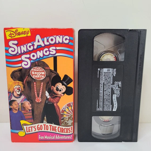 DISNEY SING ALONG Songs Mickeys Fun Songs: Lets Go to the Circus VHS £7 ...