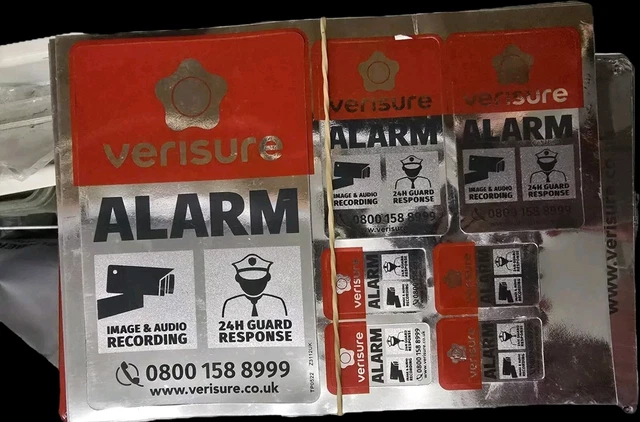 VERISURE ORIGINAL DETERRENT sign Sticker for Windows or Door £12.68 ...