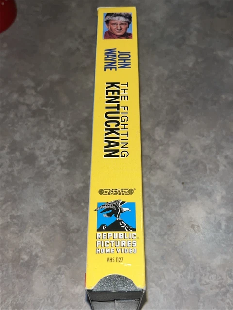THE FIGHTING KENTUCKIAN VHS John Wayne Colorized Western ***TESTED*** £ ...