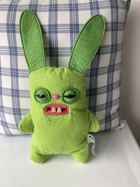FUGGLER RABID RABBIT Plush Soft Toy Green Funny Ugly Monsters - Approx ...