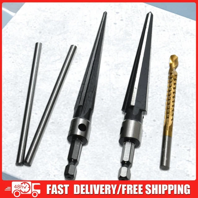 HAND TAPER REAMERS Steel Taper Reamer Chamfer Reaming Woodworker ...