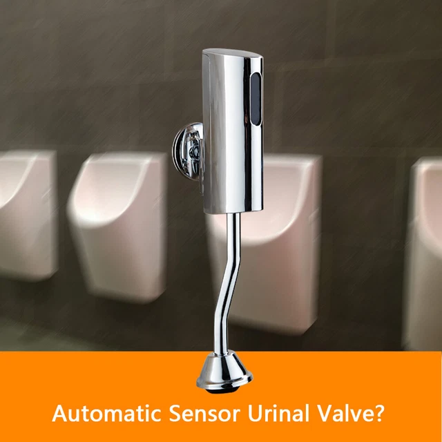 AUTOMATIC TOUCHLESS SENSOR Urinal Flush Valve G1/2 inch Wall Mount ...