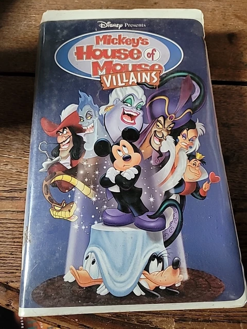 DISNEY PRESENTS MICKEY’S House Of Mouse Villains VHS Clamshell Case ...