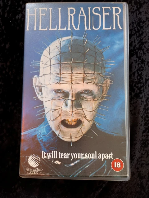 HELLRAISER (1987) VHS – Original UK New World Video Release – Clive ...