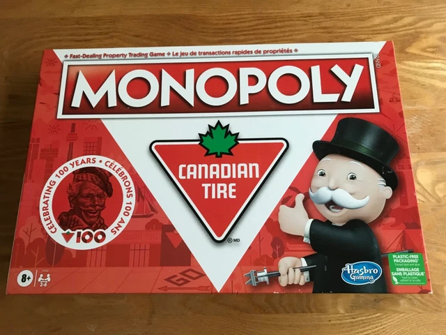 MONOPOLY CANADIAN TIRE - 100th Anniversary edition (contents new ...