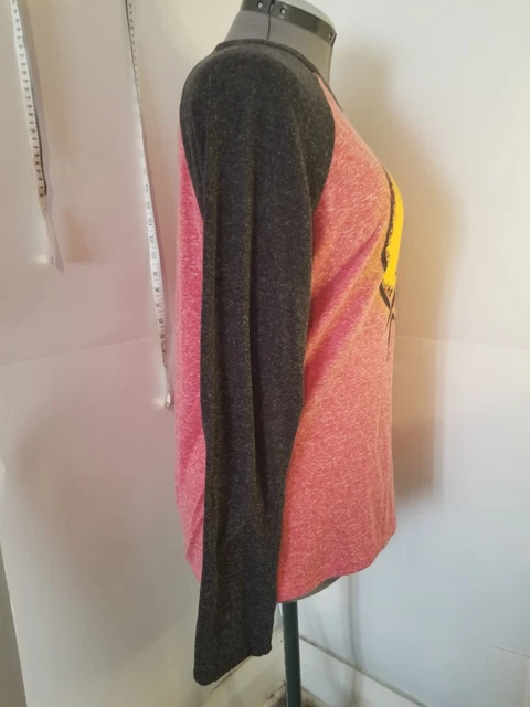 DC COMICS THE Flash black Lightning Bolt Splatter/Bleed Art Tee 3/4 ...