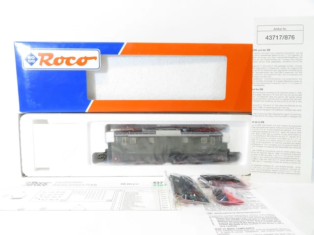 ROCO H0 (DC) 43717 locomotiva elettrica BR E 17 07 delle ferrovie dello ...