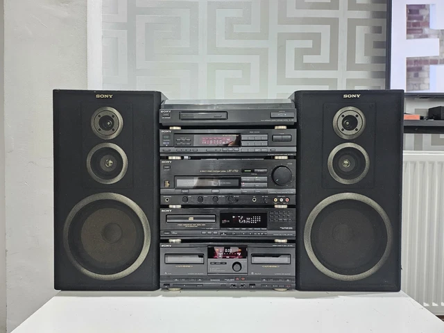 SONY LBT-V702 HI-FI Stereo Stack System With Speakers Remote Manuals ...