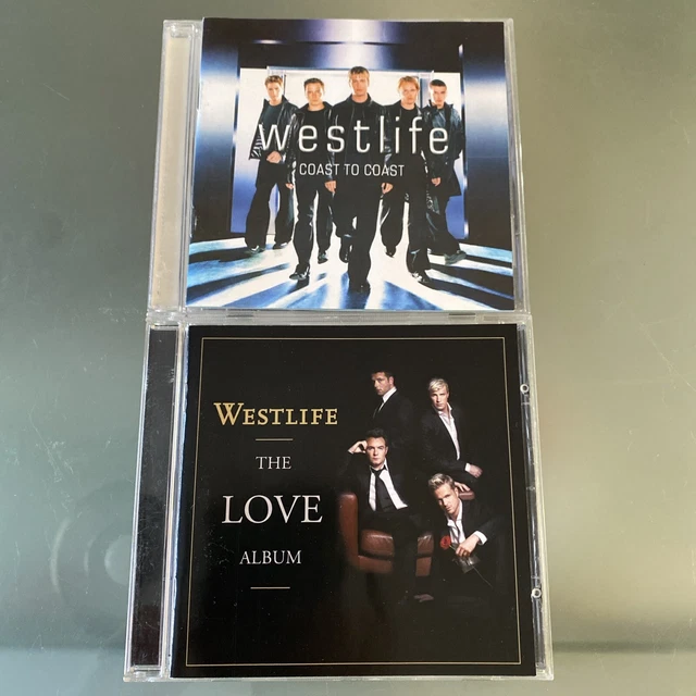 WESTLIFE 2 💿 LOT: The Love Album & Coast To Coast (UK IMPORTS) VG+/ US ...