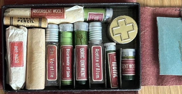 WW2 ERA AIRMAN’S First Aid Kit With Contents £31.92 - PicClick UK