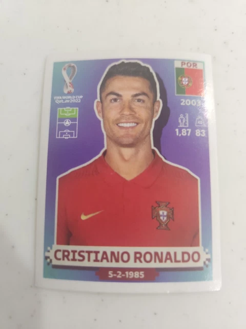 PANINI QATAR 2022 World Cup Stickers- Cristiano Ronaldo- POR 18 £4.97 ...