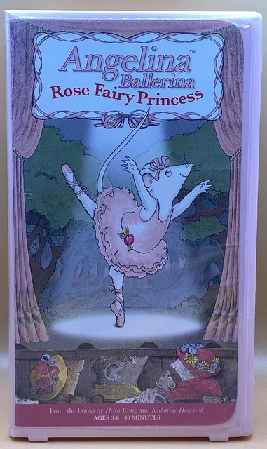 Lot De 2 Vhs Angelina Ballerina Angelina Dans Les Ailes Et Princesse Fée Rose Eur 1734