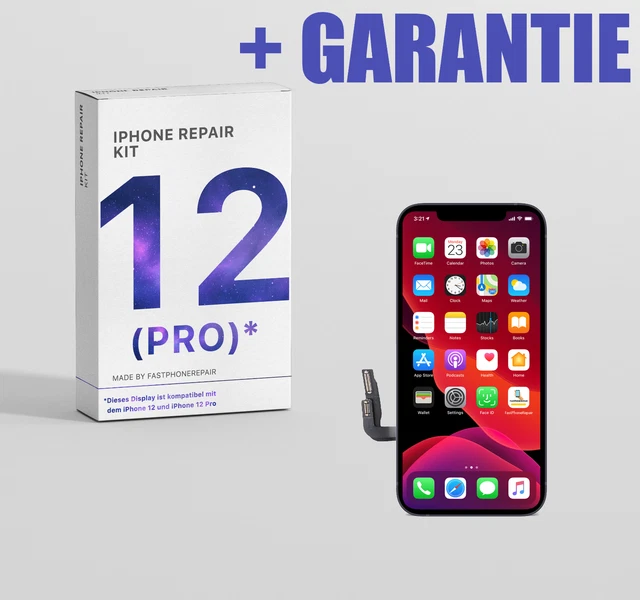 ORIGINAL APPLE IPHONE 12 / 12 Pro Display 100% Ori Ref Ersatzbildschirm ...