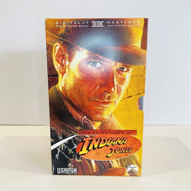 INDIANA JONES VHS Box Set Temple Of Doom,Raiders Of The Lost Ark, Last ...