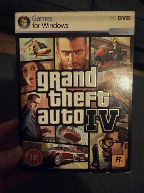 GRAND THEFT AUTO IV PC GTA 4 Windows With Poster And Manuals Complete £ ...