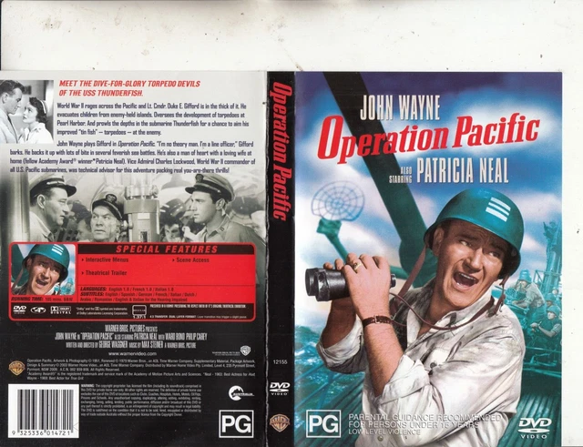 OPERATION PACIFIC-1951-[JOHN WAYNE]-WARNER Bros-Movie WB-DVD $24.95 ...