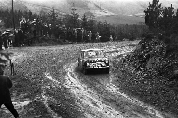TONY FALL & Ron Crellin Mini-Cooper S RAC Rally 1965 Old Motor Racing ...