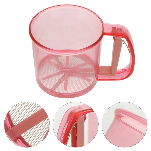 TAMIS LA FARINE Gâteau Tamis Cuisson Tamis Tamis De Cuisson Tasse Poudre Tamis EUR 14,28 ...