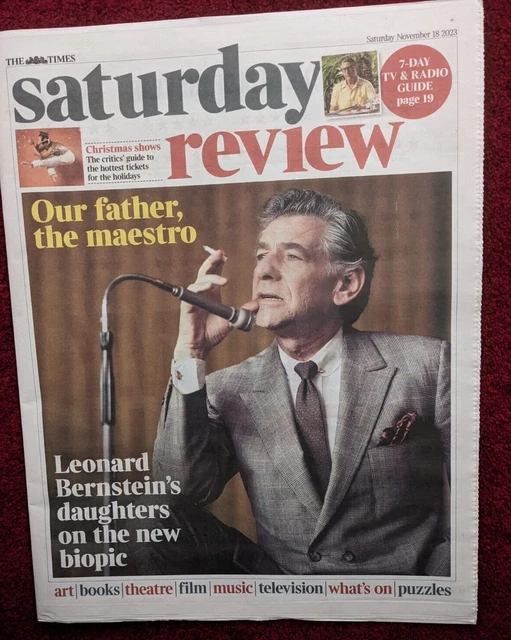 UK TIMES SATURDAY Review. LEONARD BERNSTEIN. 18.11.23 £1.35 - PicClick UK