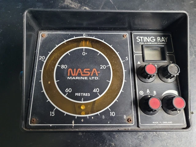 ALTES ECHOLOT GERÄT - Nasa Sting Ray - Ungetestet / Defekt - Retro ...
