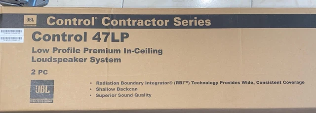 JBL CONTROL 47LP Low-Profile Ceiling Speaker Pair, White $489.86 ...