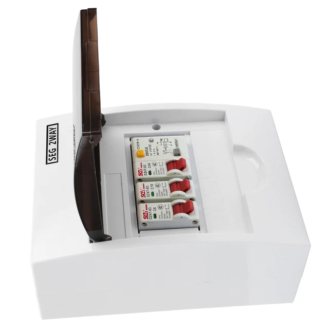 FUSE BOX CONSUMER Unit 2 Way Garage Shed Camper Van Caravan With Rcd ...