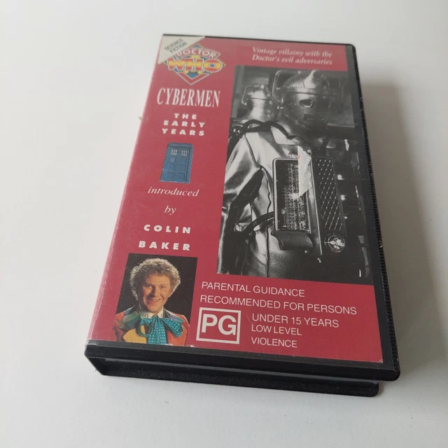 DOCTOR WHO EX Rental VHS Video Cassette Cybermen Years Colin Baker EUR ...
