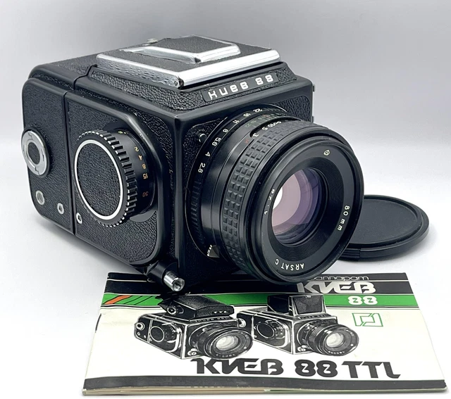 RARE ! PENTACONE à six montures Kiev-88 MLU Arax moyen format 6x6 Kiev ...