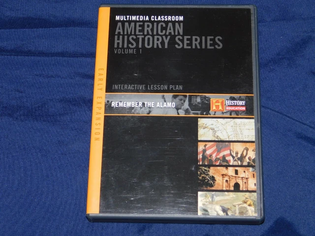 REMEMBER THE ALAMO History Channel Multimedia Classroom DVD/CD-ROM $14. ...