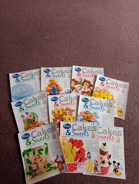 DISNEY CAKES AND Sweets Magazine Collection Issues 20-29 £9.99 ...