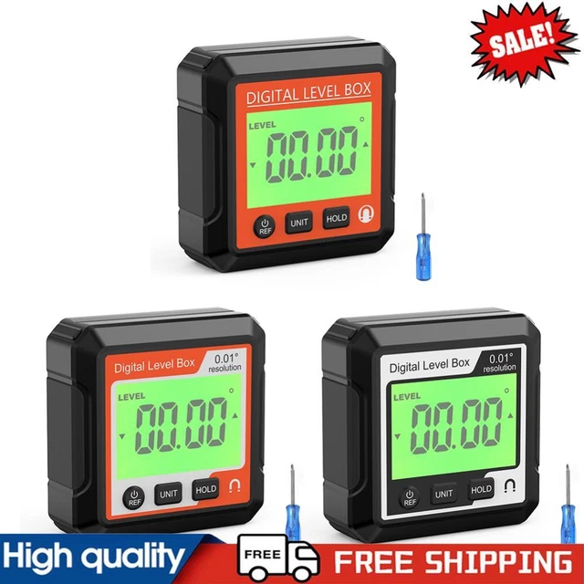 DIGITAL ANGLE PROTRACTOR Inclinometer Universal Magnetic Level Meter ...