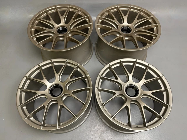 GENUINE PORSCHE 991.2 991 GT2 RS WEISSACH MAGNESIUM CHAMPAGNE WHEELS ...