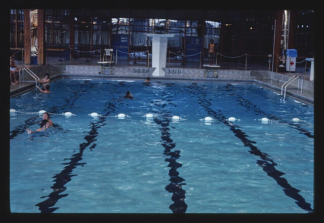 GROSSINGER'S INDOOR POOL Liberty New York 1980s Historic Old Photo EUR ...