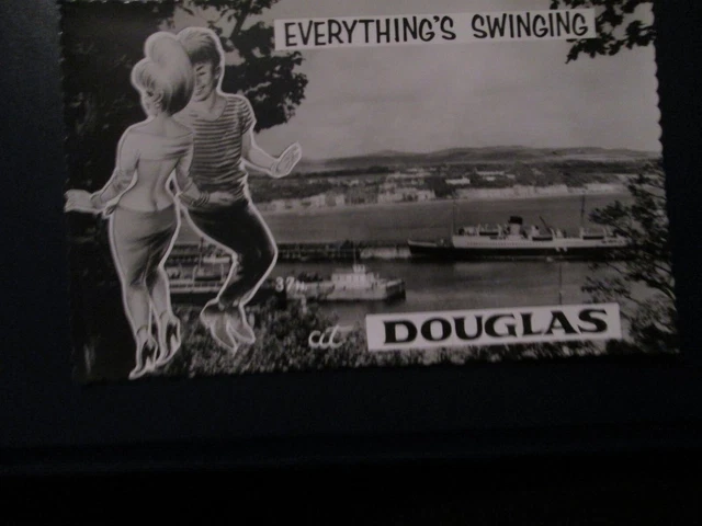 COMIC POSTCARDS OF Douglas, Everything's swinging (Bamforth RP unposted ...