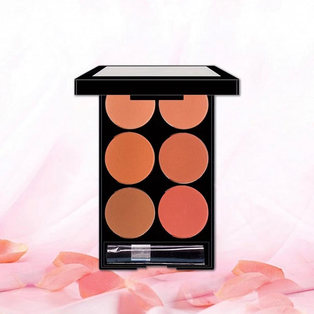 6 COLORS BLUSH Contouring Palette- Makeup Highlighter Matte Eyeshadow Pa B1X0 £5.53 - PicClick UK
