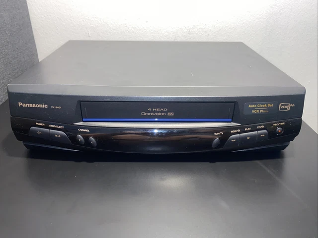 PANASONIC PV-8401 OMNIVISION VCR/VHS Player Recorder 4-Head NO REMOTE ...