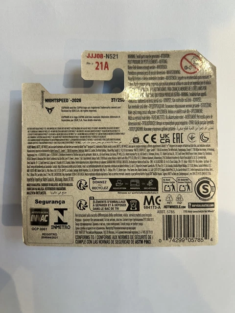 HOT WHEELS CUPRA e-Racer Voiture De Course 2026 Nightspeed Short Card £ ...