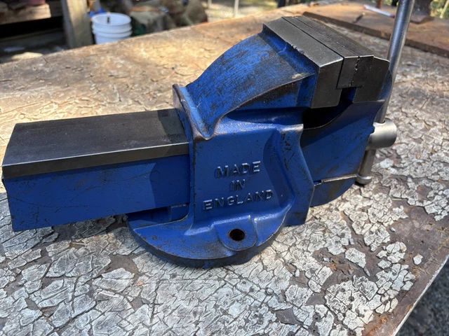 VINTAGE RECORD NO.4 Engineers Bench Vice 4 1/2 inch Jaws - Made in ...