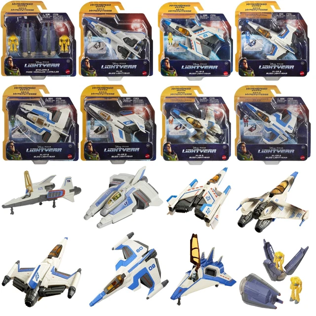 DISNEY PIXAR LIGHTYEAR Movie Hyperspeed Series Assorted Plane Jet Buzz ...