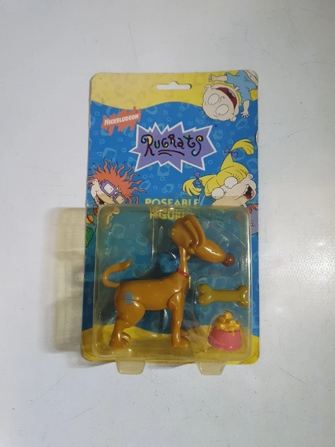 NICKELODEON RUGRATS &SPIKE+BONE+FOOD Bowl"Action Figure Toy SUPER/RARE ...